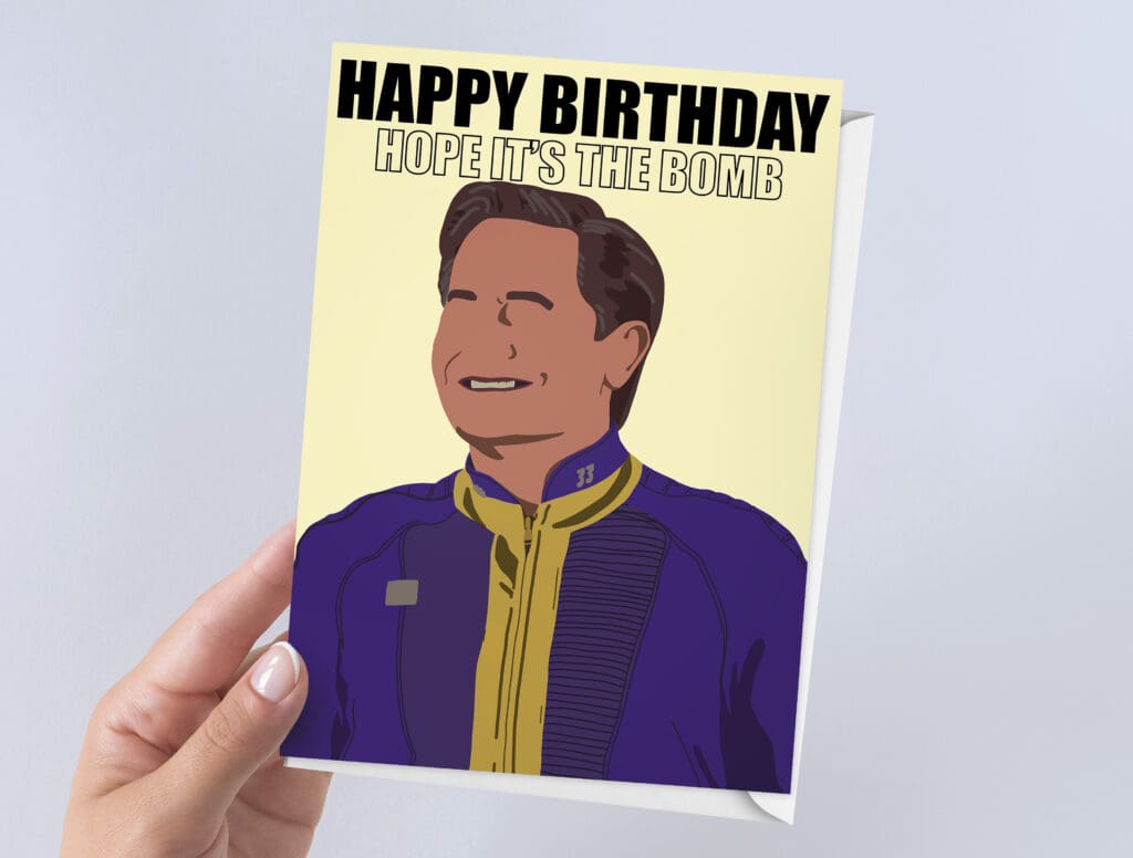 Fallout Hank MacLean Birthday Card | A5 Card | Trevill Cards
