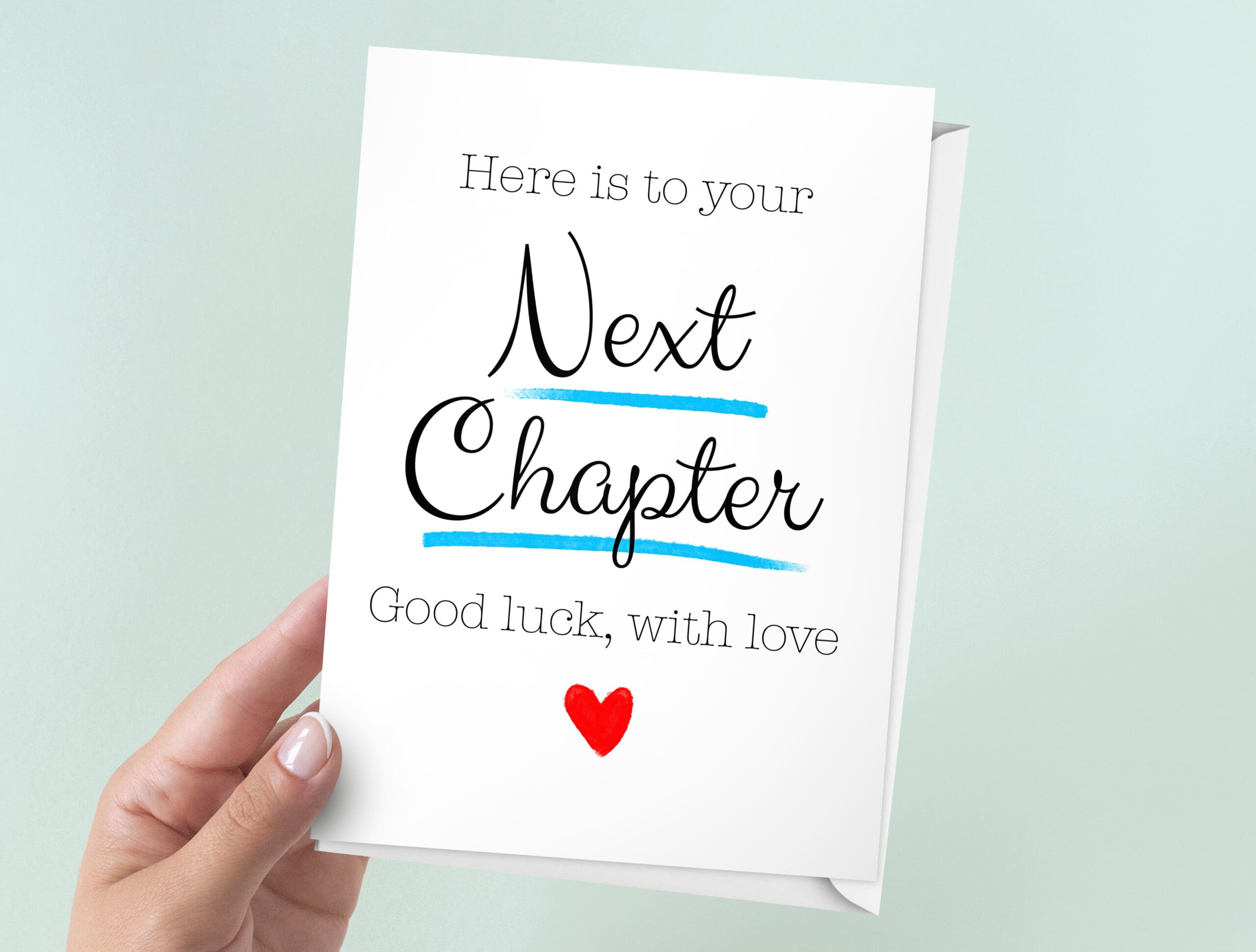 Next Chapter New Job Card | 7×5″ Card – Trevill Cards